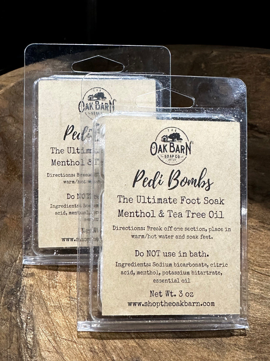 Pedi Bomb – The Oak Barn Soap Co.